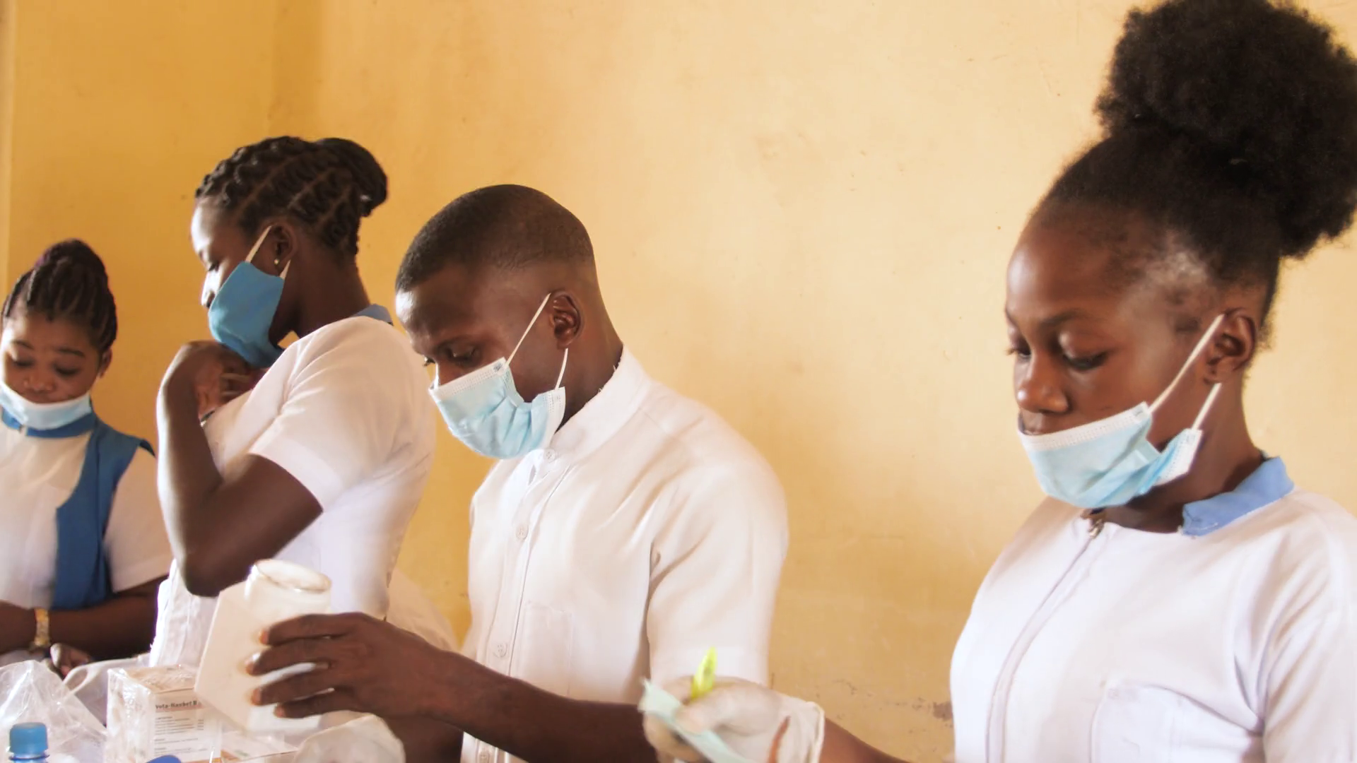 Portrait Of African Health Worker Wearing Stock Footage SBV-346768775 ...