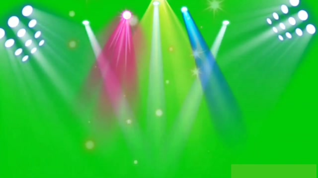 Green Rave Lights Background