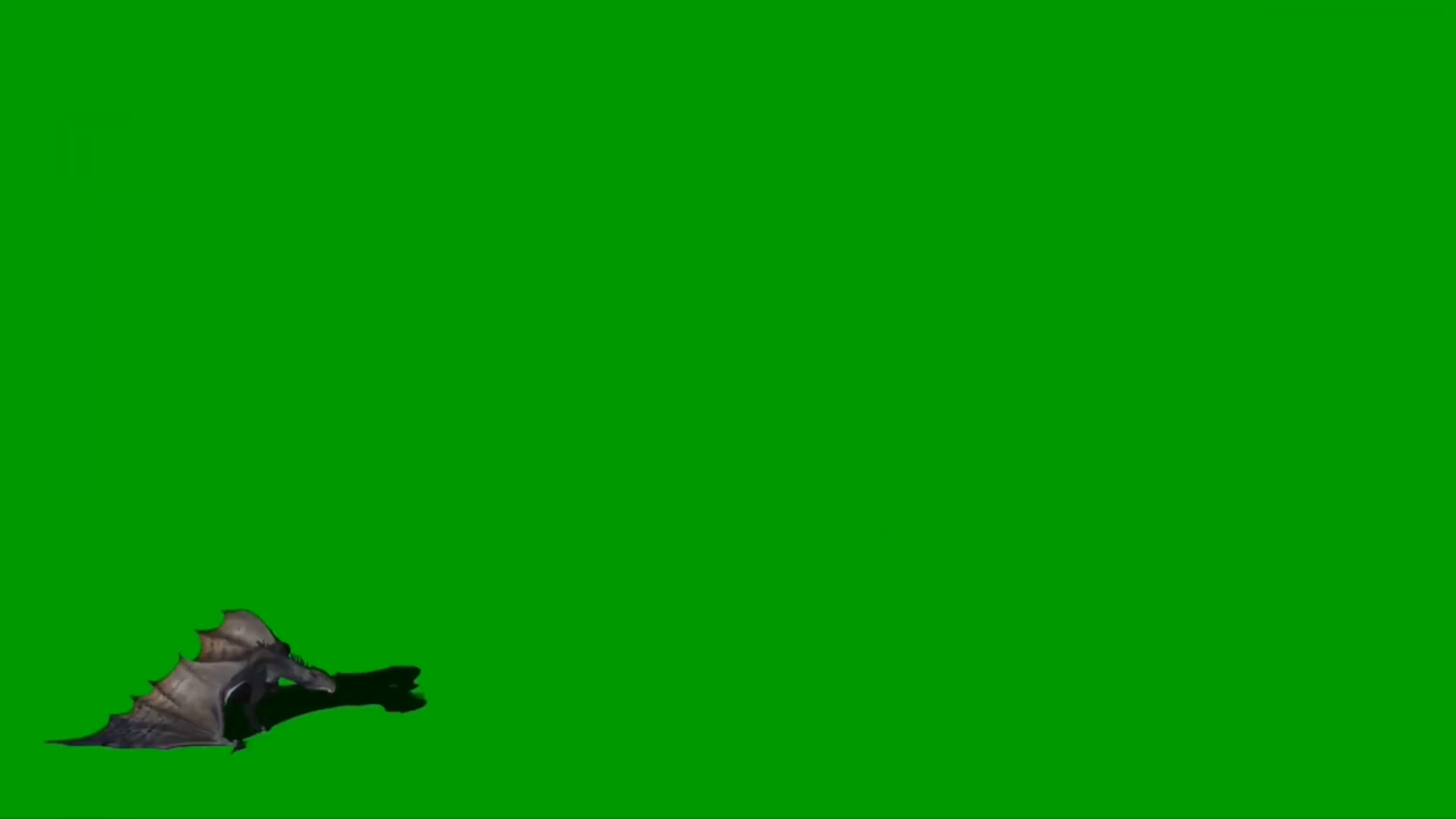 Dragon Flying Away On Green Screen 16 Stock Motion Graphics SBV ...
