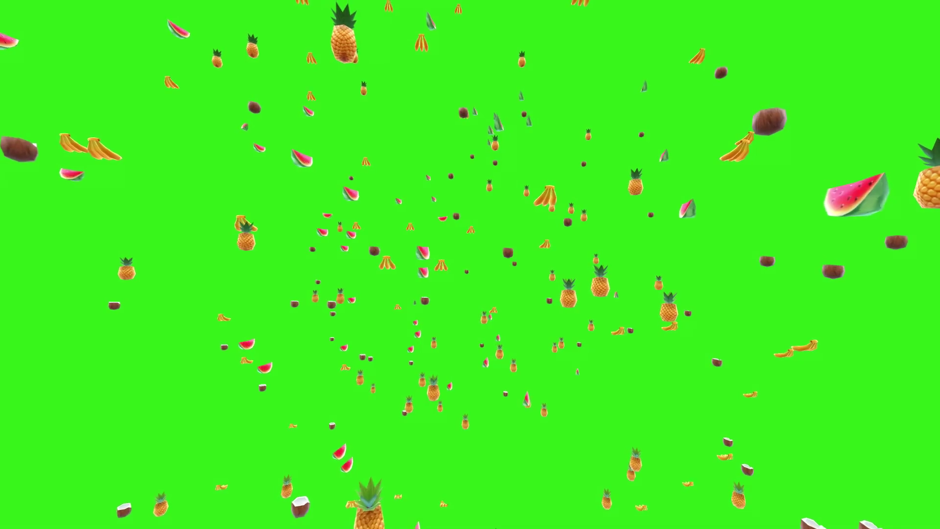 Fruits Flying On Green Screen 2 Stock Motion Graphics SBV-347562203 ...