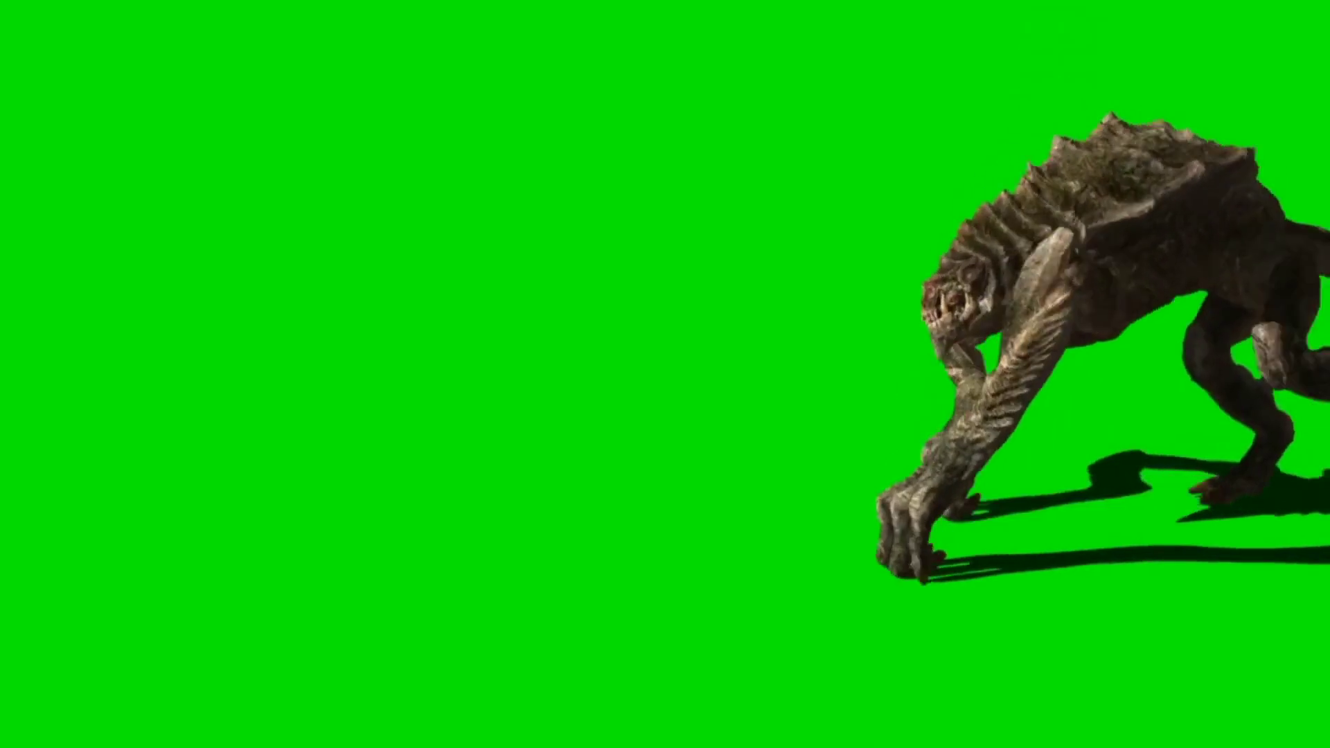 Monster Attacking On Green Screen 10 Stock Motion Graphics SBV ...
