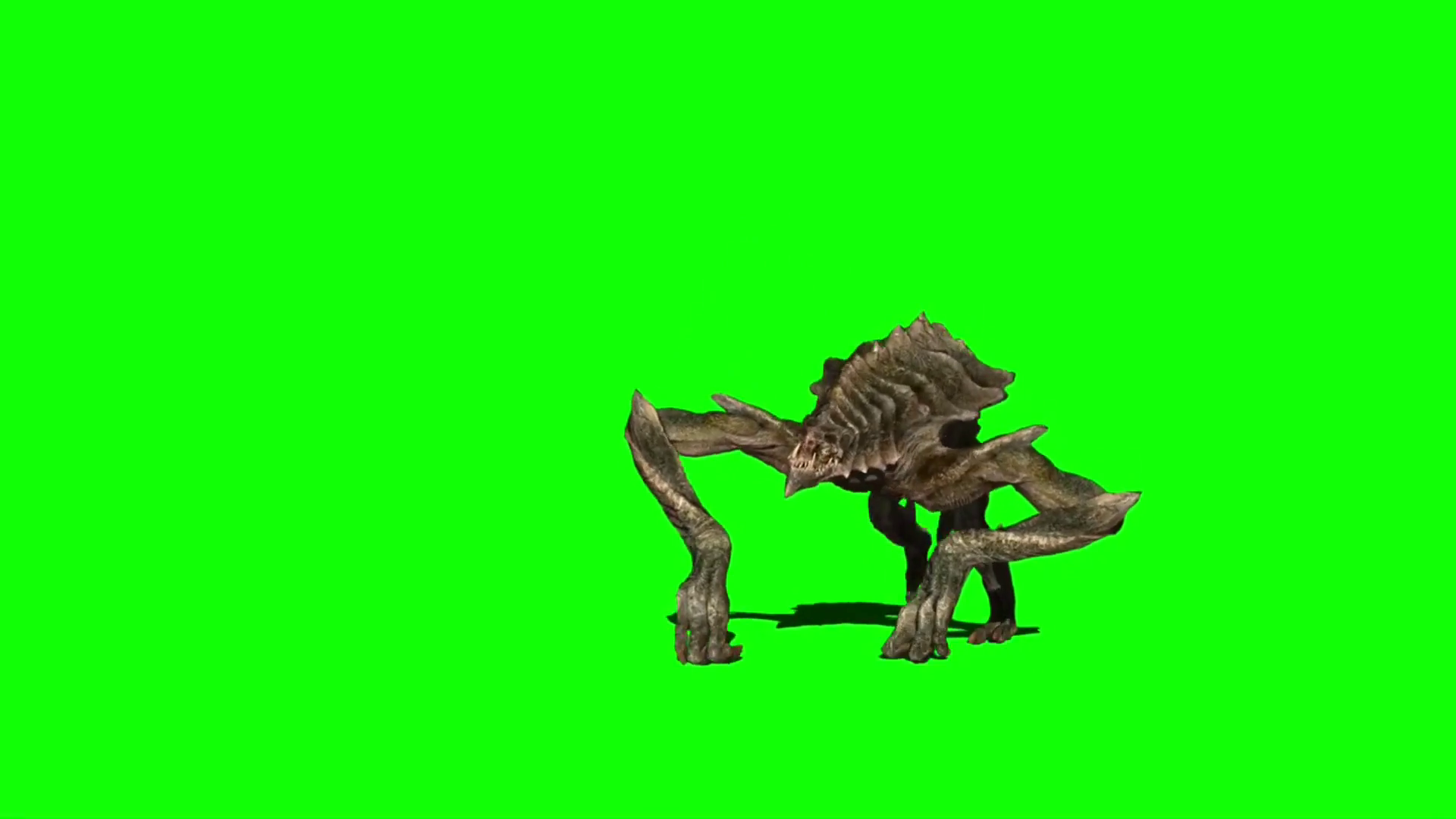 Monster Attacking On Green Screen 2 Stock Motion Graphics SBV-347559978 ...