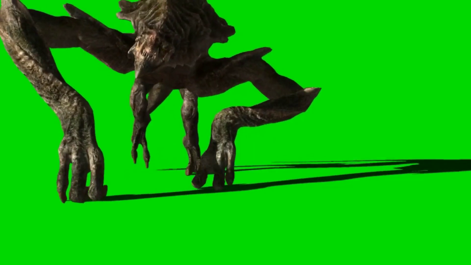 Monster Attacking On Green Screen 6 Stock Motion Graphics SBV-347559979 ...