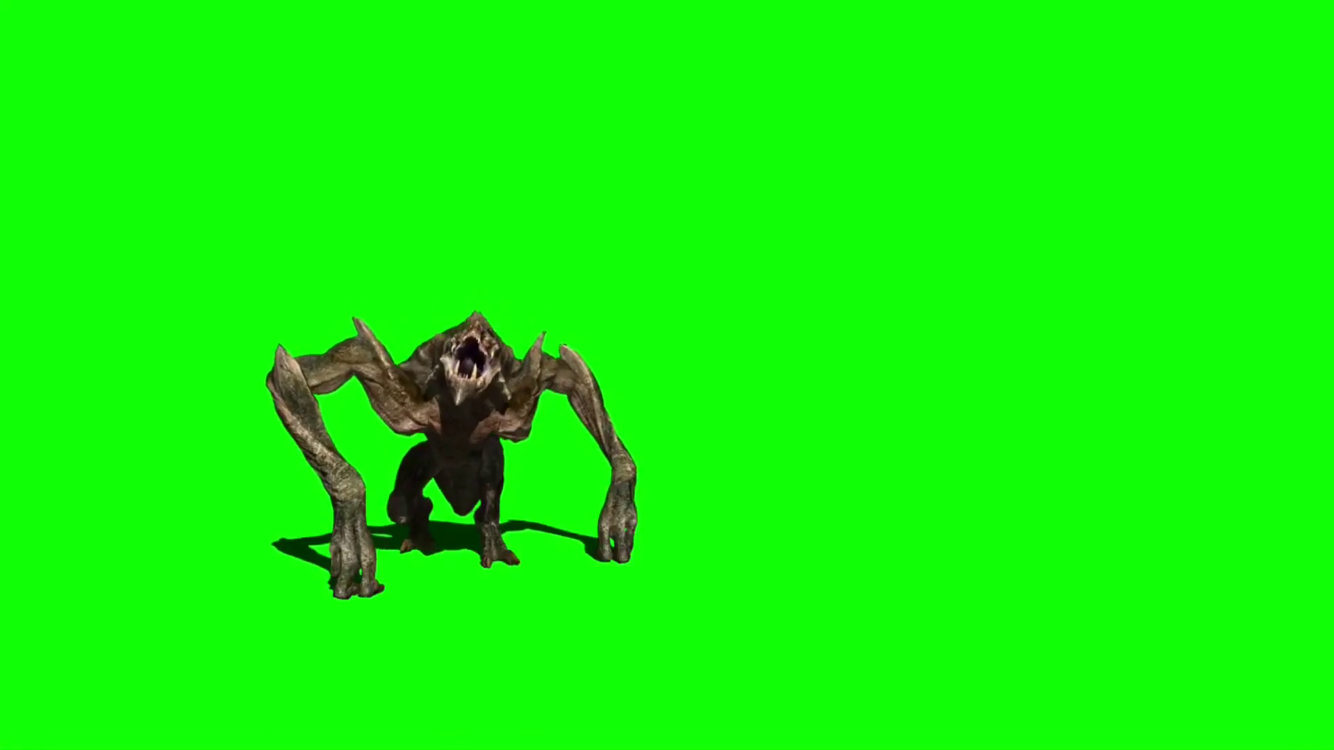 Monster Dies On Green Screen 1 Stock Motion Graphics SBV-347559983 ...