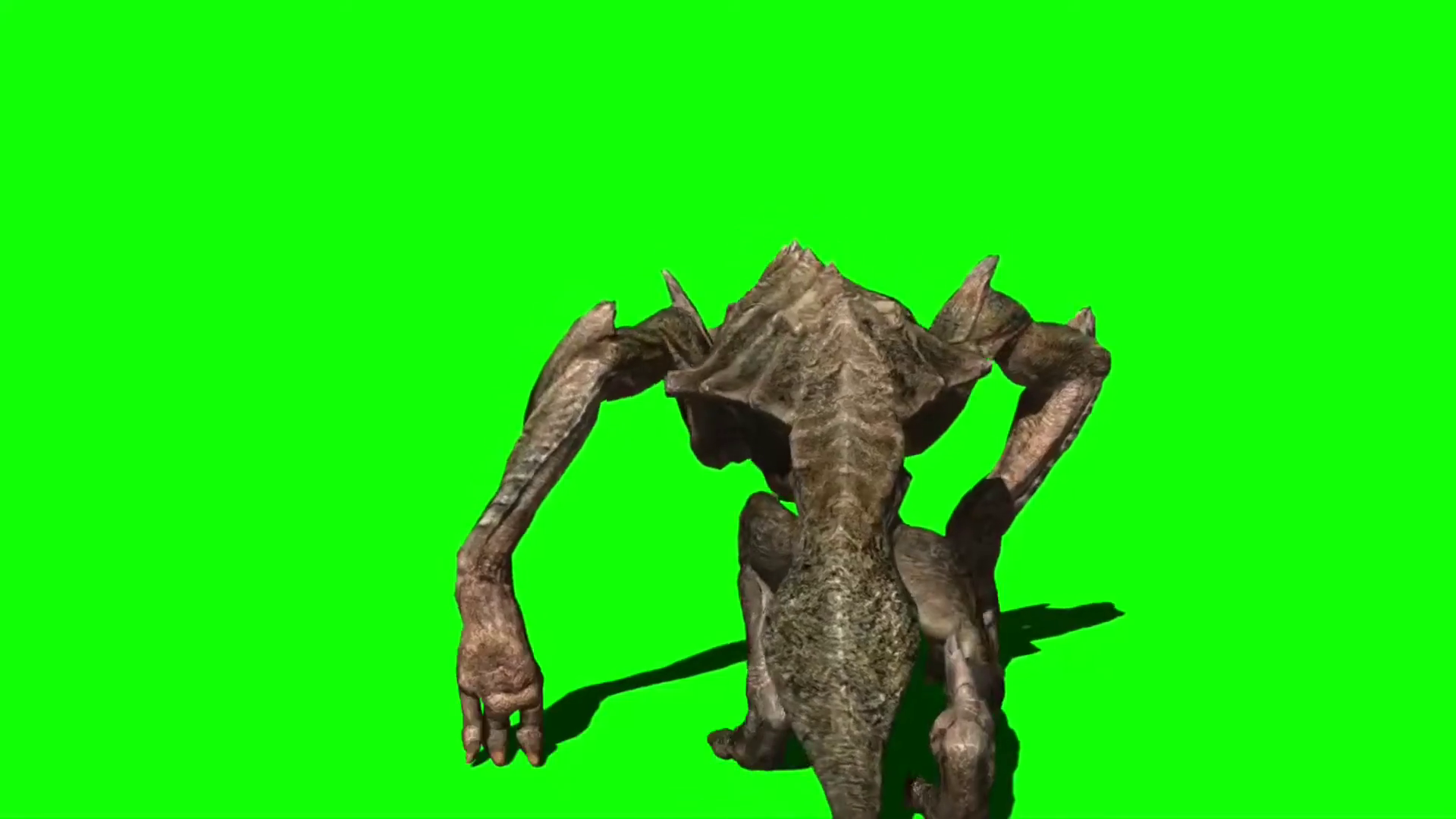 Monster Dies On Green Screen 4 Stock Motion Graphics SBV-347559989 ...