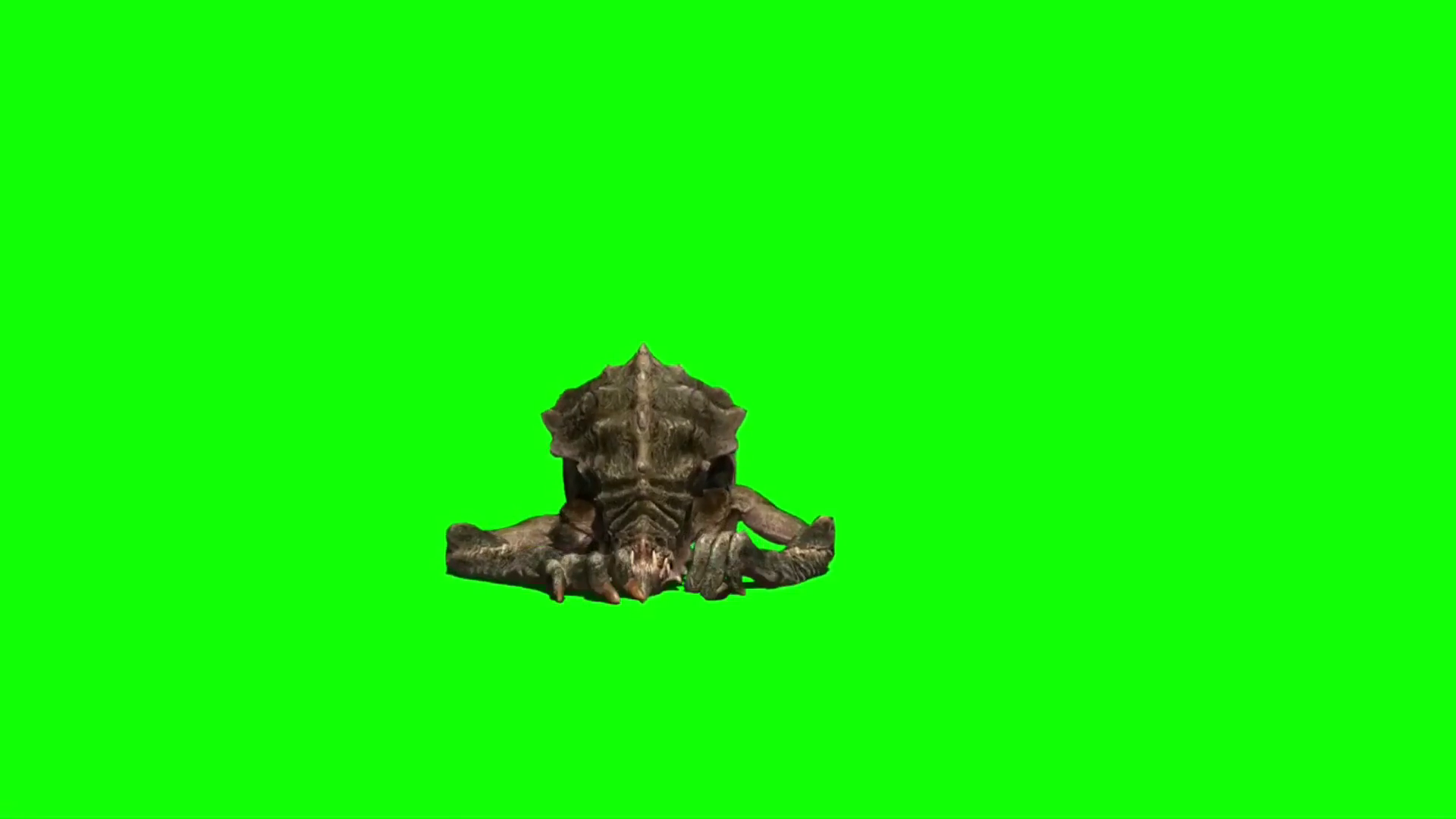 Monster Roaring On Green Screen 1 Stock Motion Graphics SBV-347559995 ...