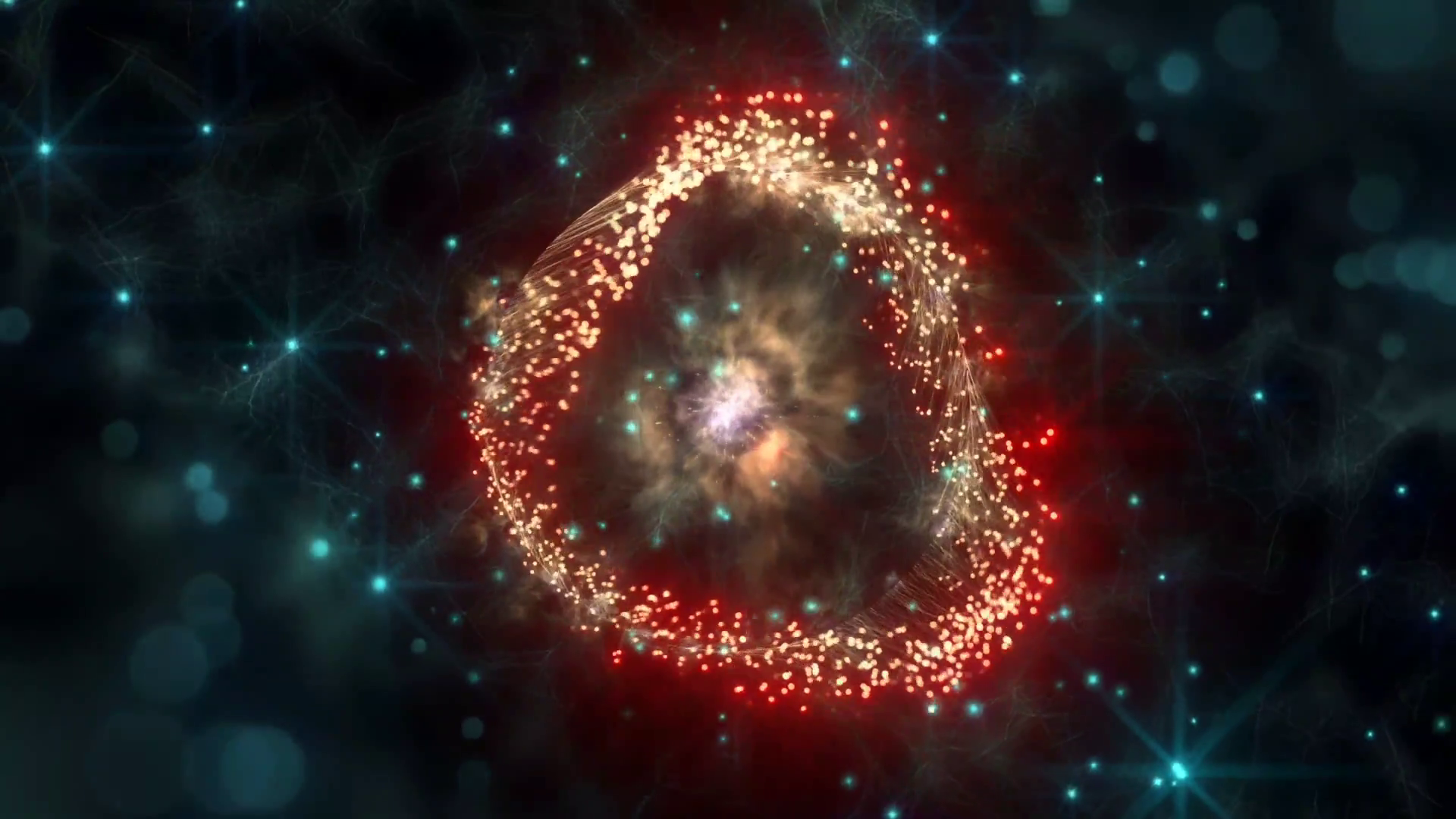 Particle Ring Motion Loop Background Stock Motion Graphics SBV-347343470 - Storyblocks