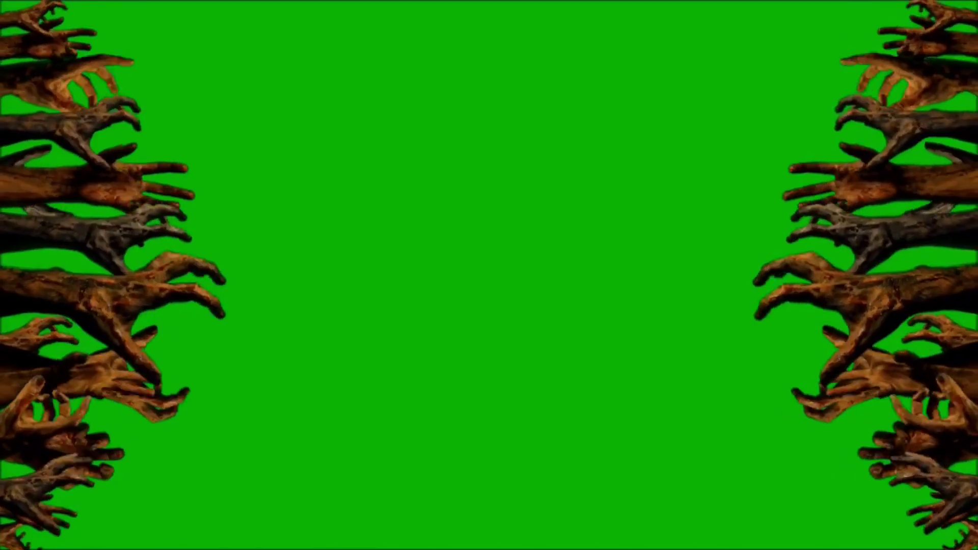 Zombie Hands On Green Screen 4 Stock Motion Graphics SBV-347560071 ...