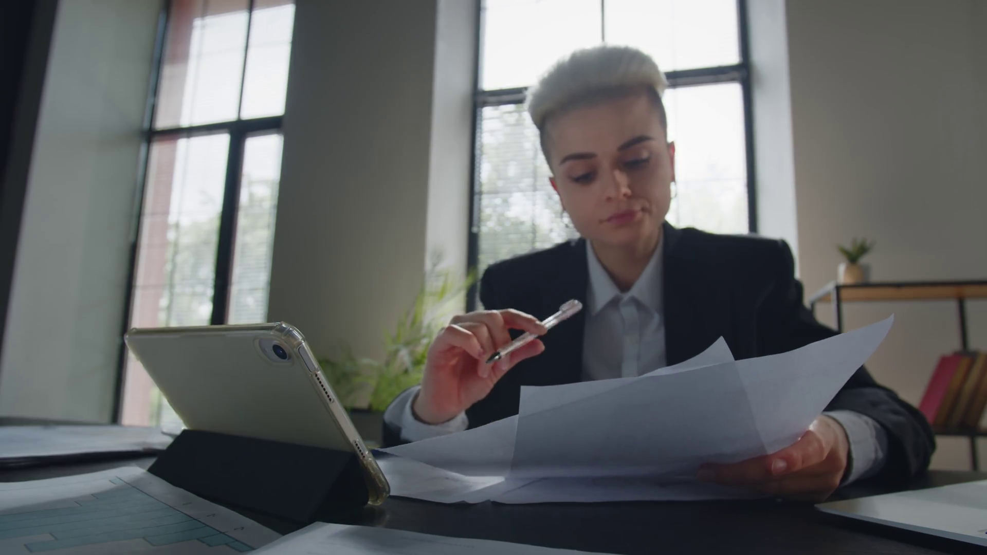 Concept Of Productive Business Lady In Stock Footage SBV-348641295 ...