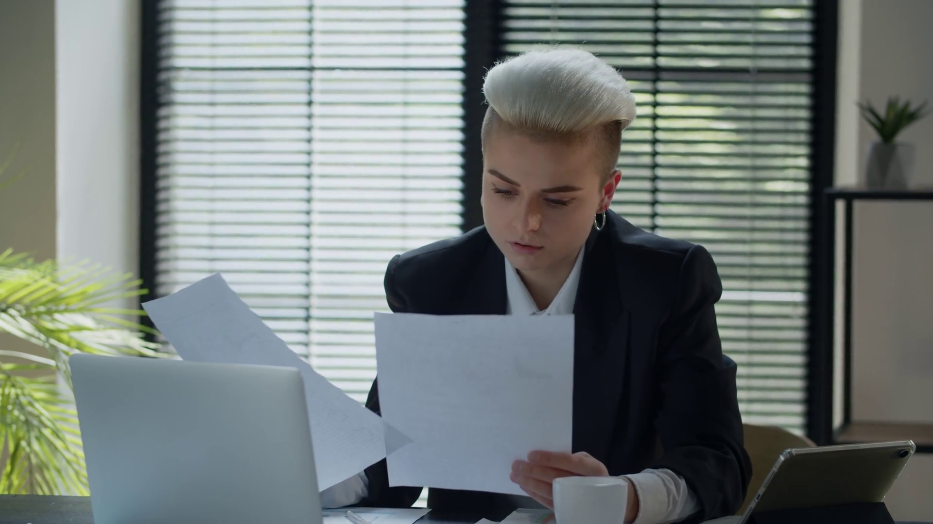 Concept Of Paperwork At Office Alone Stock Footage SBV-348658157 ...