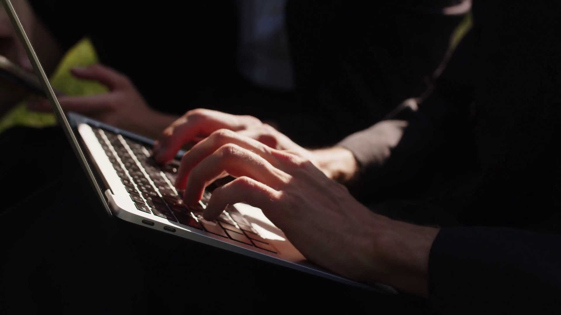 Close Up Shot Of Fast Speed Typing Notebook Stock Footage SBV-348754593 ...