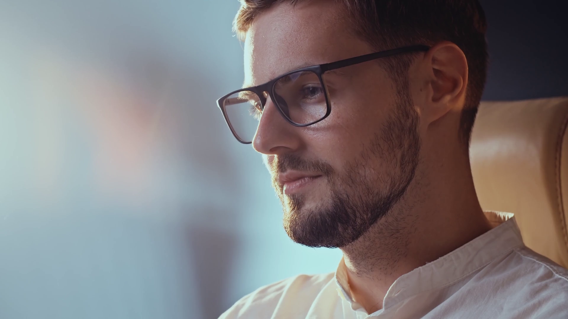Overworked Male Employer Man Working In Stock Footage SBV-348676767 ...