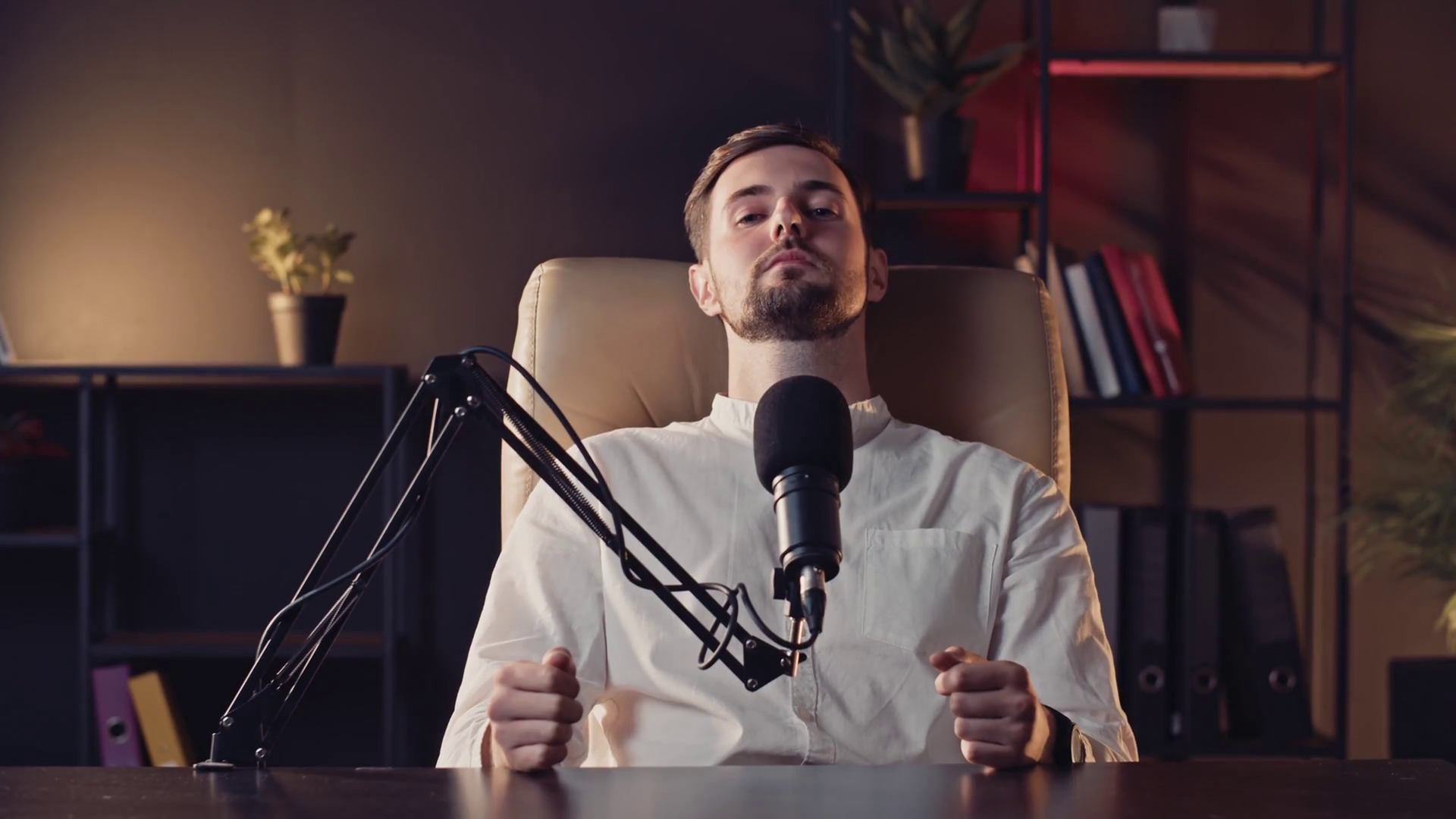 Portrait Of Young Content Creator Recording Stock Footage SBV-348636480 ...