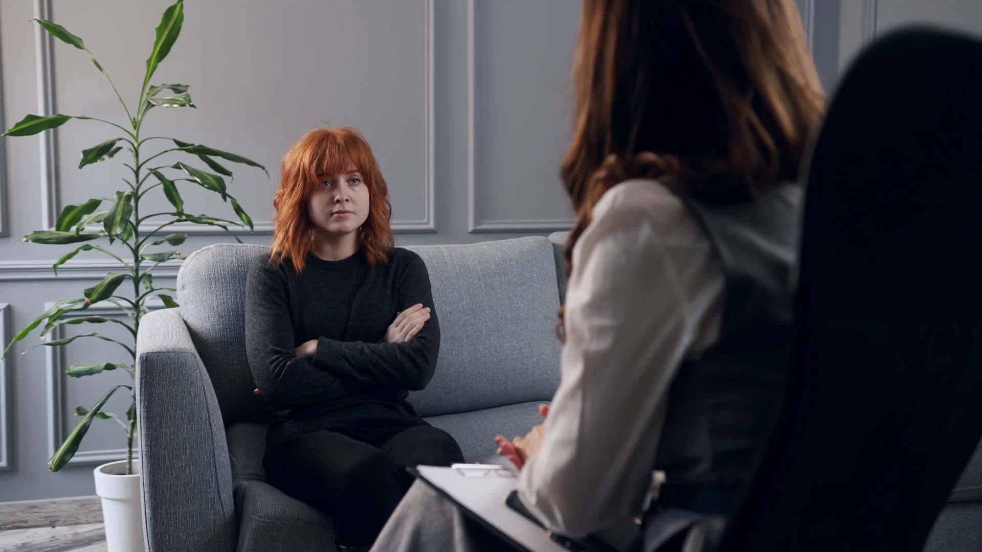 Personal Therapy Female Psychotherapist Stock Footage SBV-348812354 ...