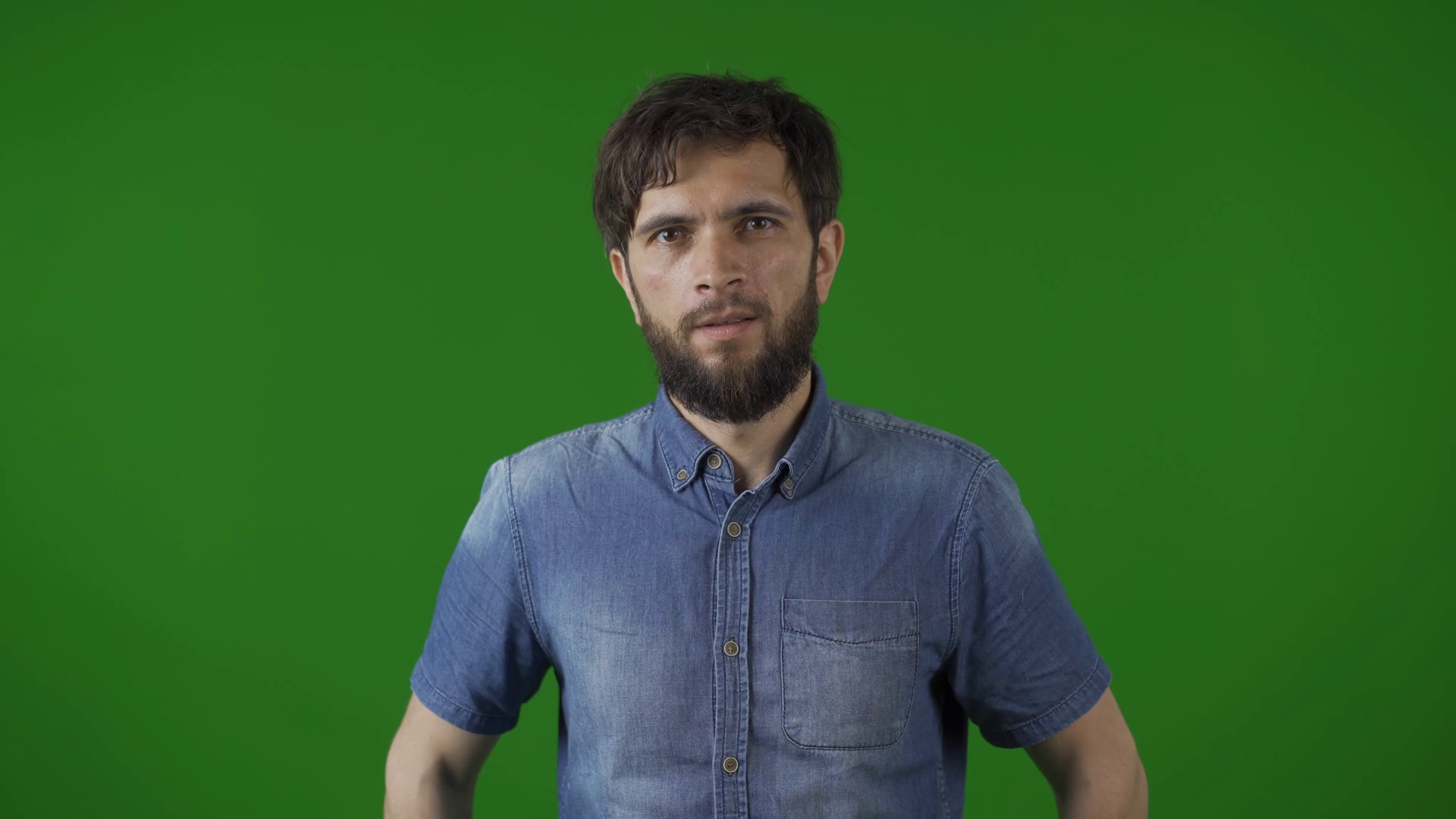 Close Up Portrait Of Man Laughing Mocking At Stock Footage SBV ...