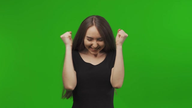 Female Student Looking At Greenscreen Stock Footage: Royalty-Free Video ...