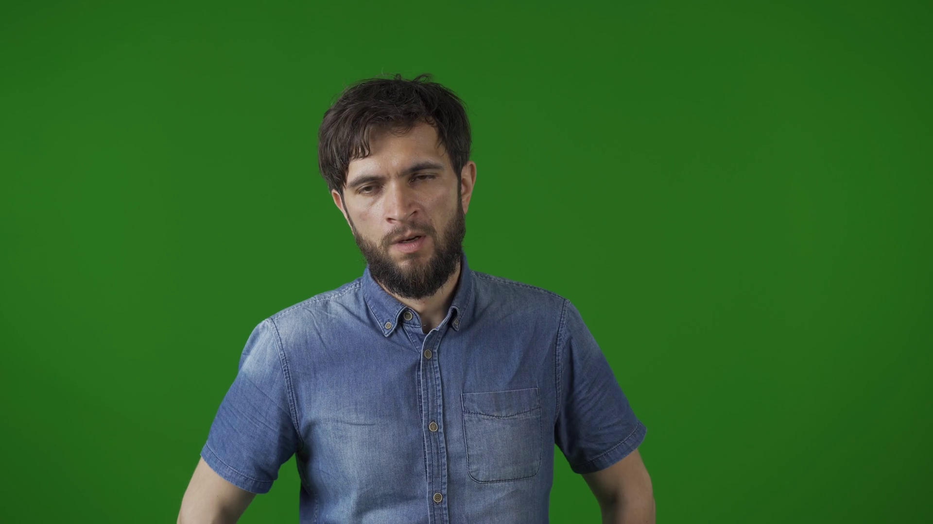 Tired Sleepy Man Yawning Putting Hand To Stock Footage SBV-337578702 ...