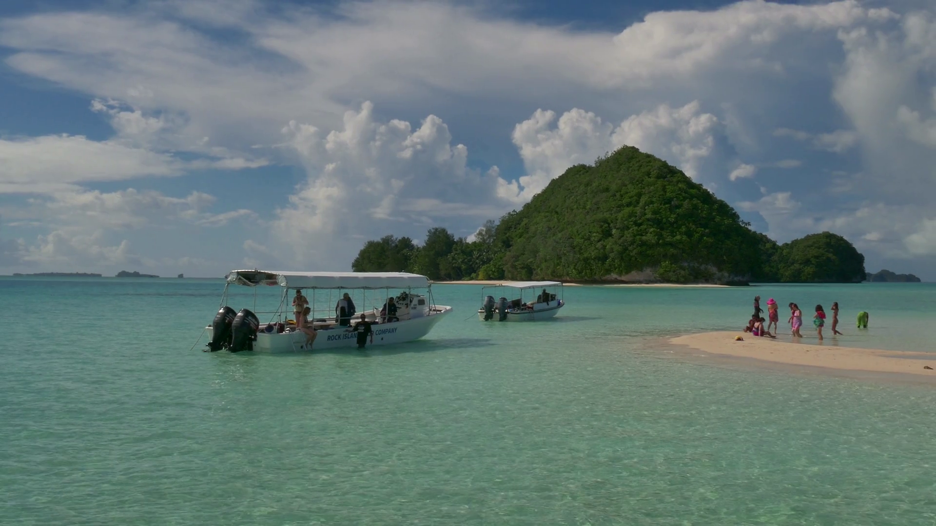 Long Beach Palau Micronesia Oceania Pacific Stock Footage SBV-305283982 ...