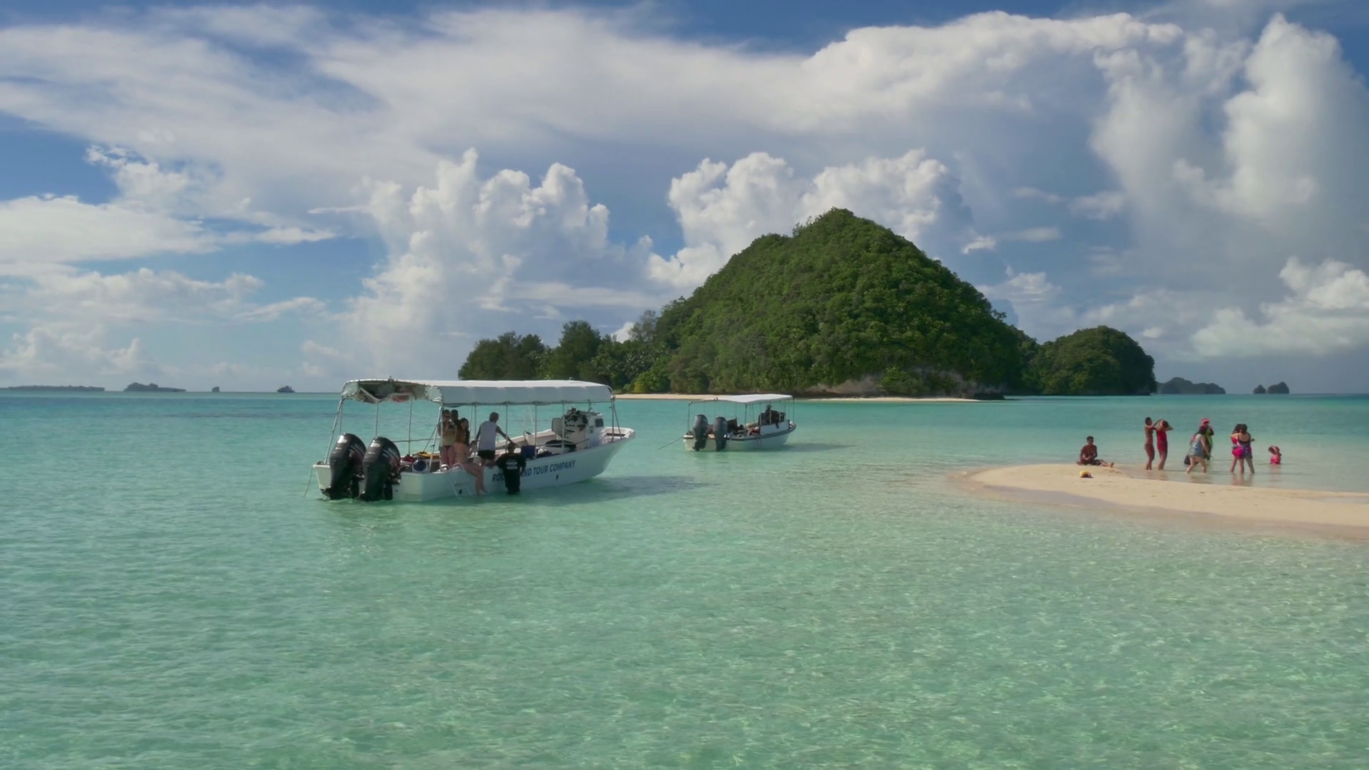 Long Beach Palau Micronesia Oceania Pacific Stock Footage SBV-305303840 ...