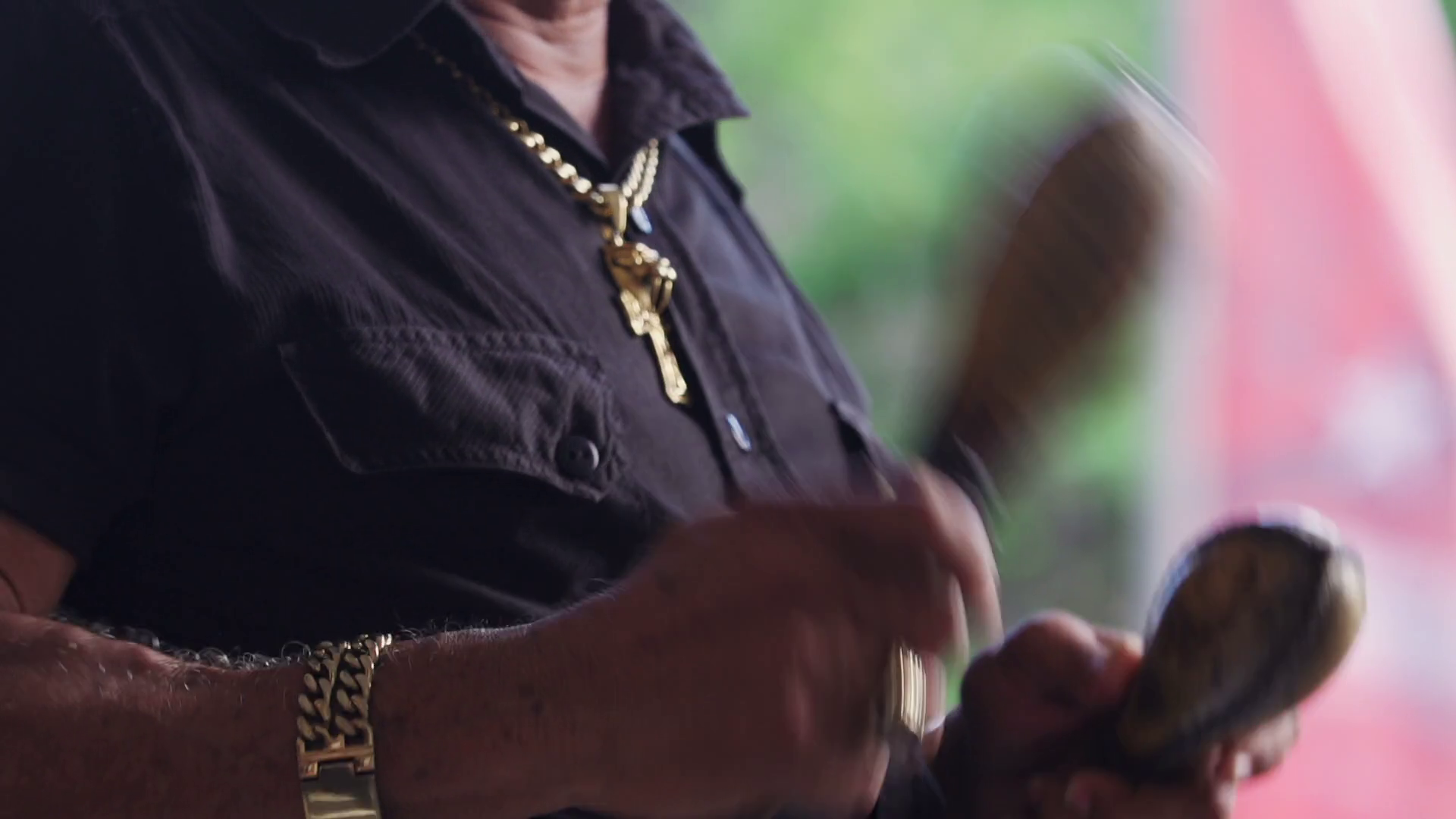 Man Playing Maracas Traditional Musical Stock Footage SBV-311354229 ...