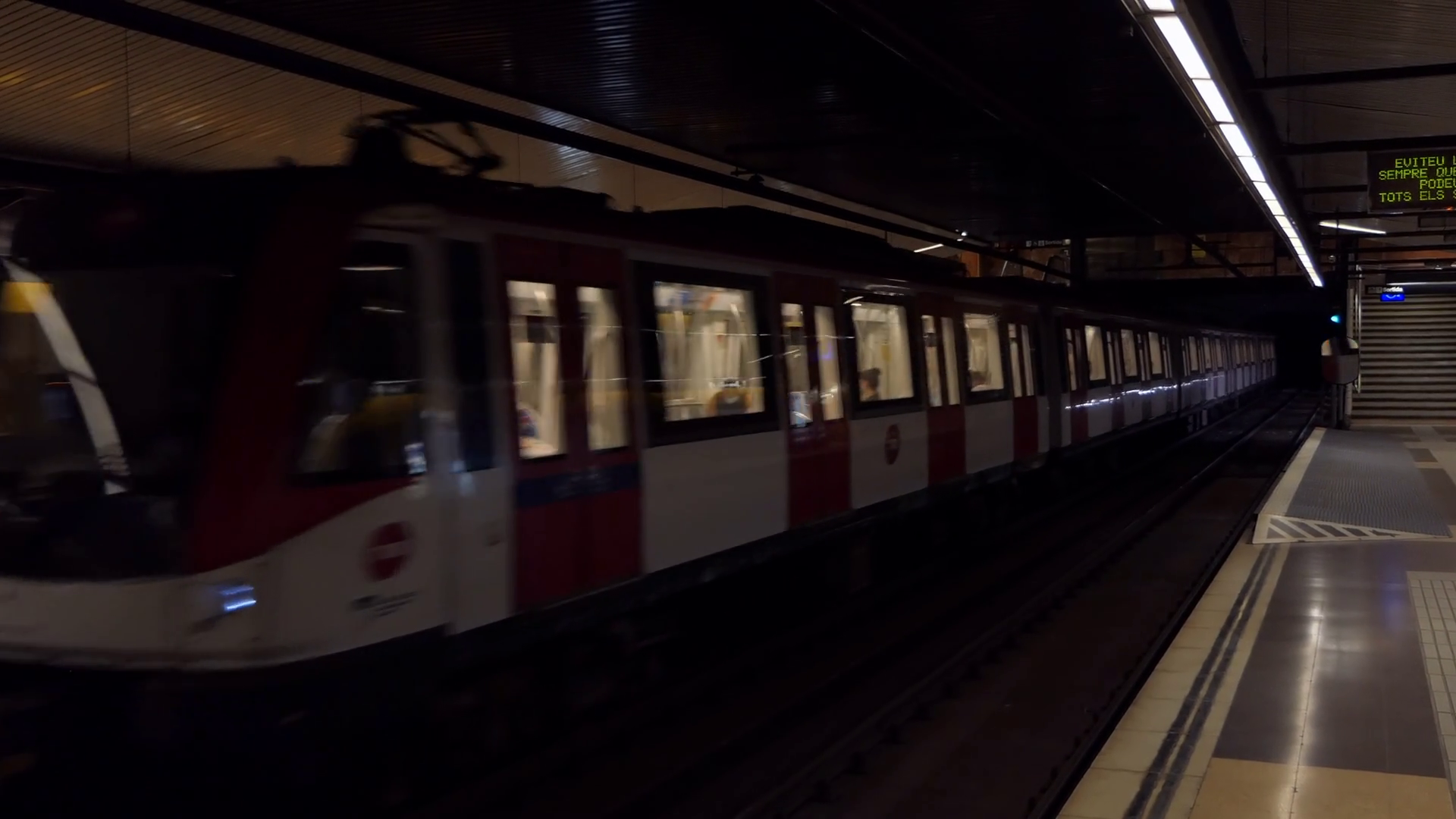10 Underground Train In Subway Station Of Stock Footage SBV-346644891 ...