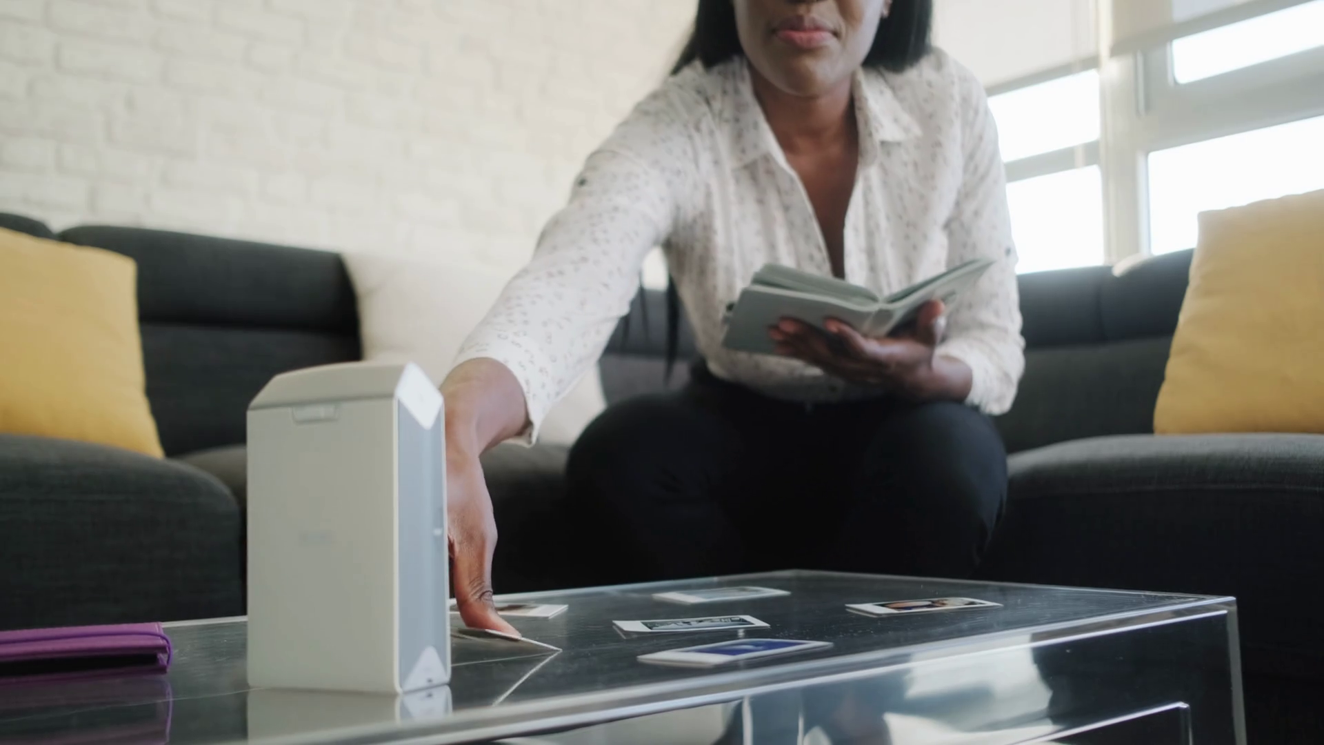 11 Portable Wi-fi Printer Printing Photos Stock Footage SBV-338238836 ...