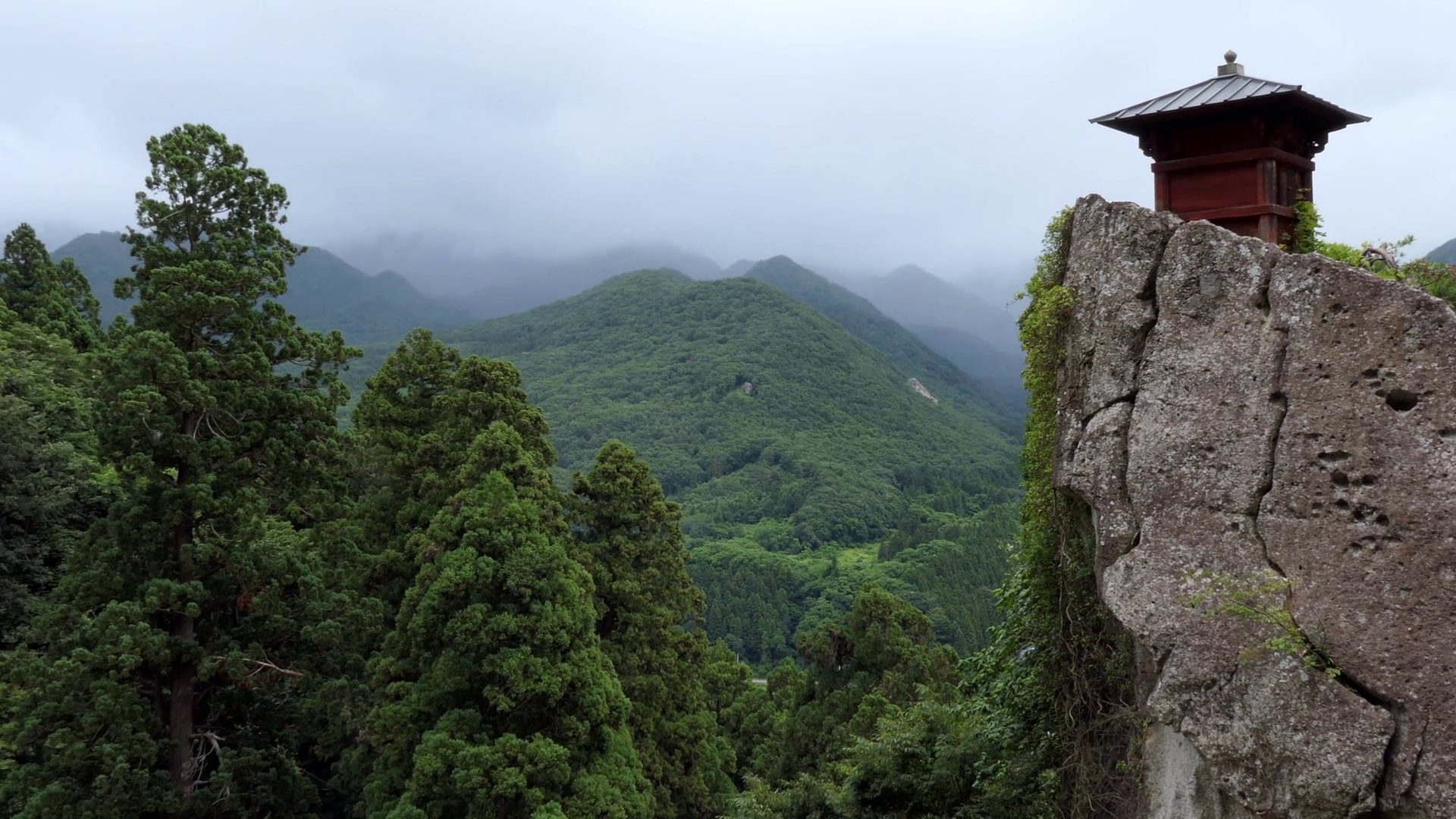 View Of Yamadera Temple Yama-dera In Japan Stock Footage SBV-337775420 ...