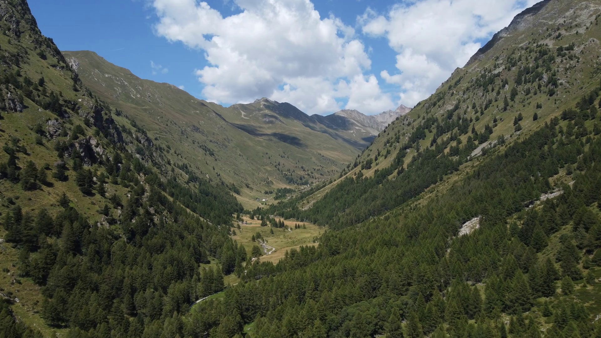 5 Aerial View Of Valcamonica Alpine Valley Stock Footage SBV-348422844 ...