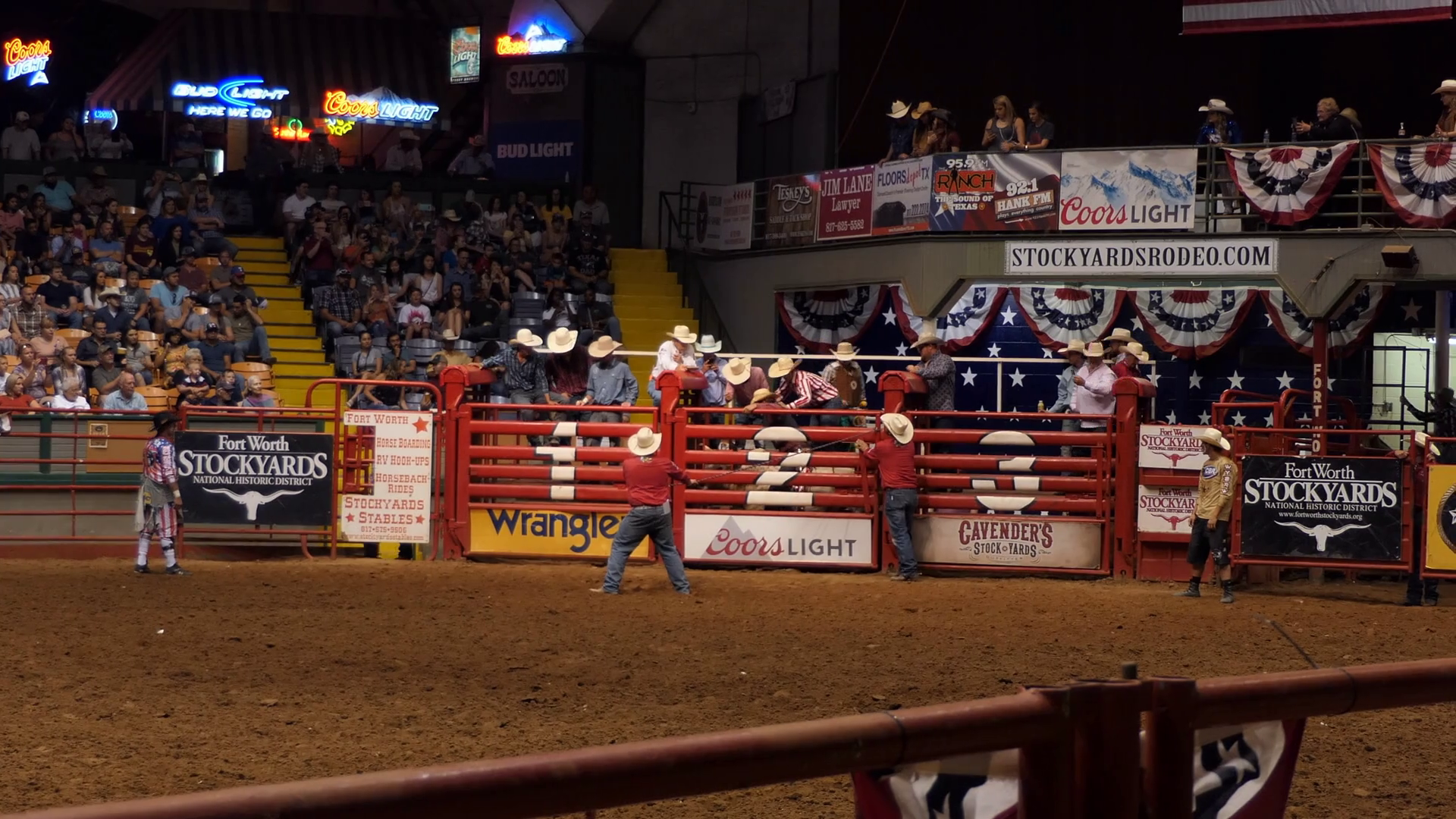 American Cowboy Riding Bull At Rodeo In Stock Footage SBV-327906584 ...