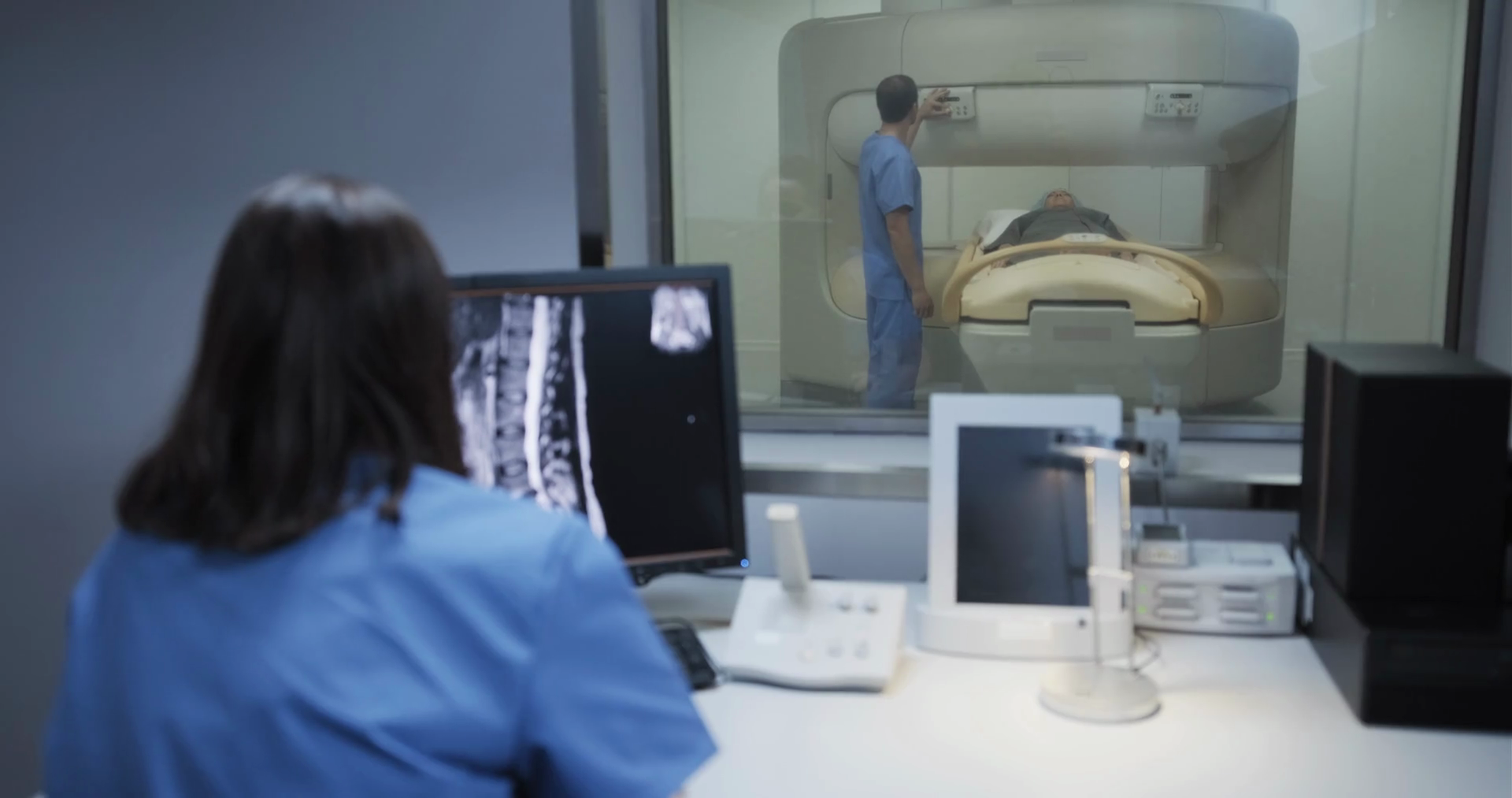 Happy Lab Technician Working In Hospital Stock Footage SBV-329317930 ...