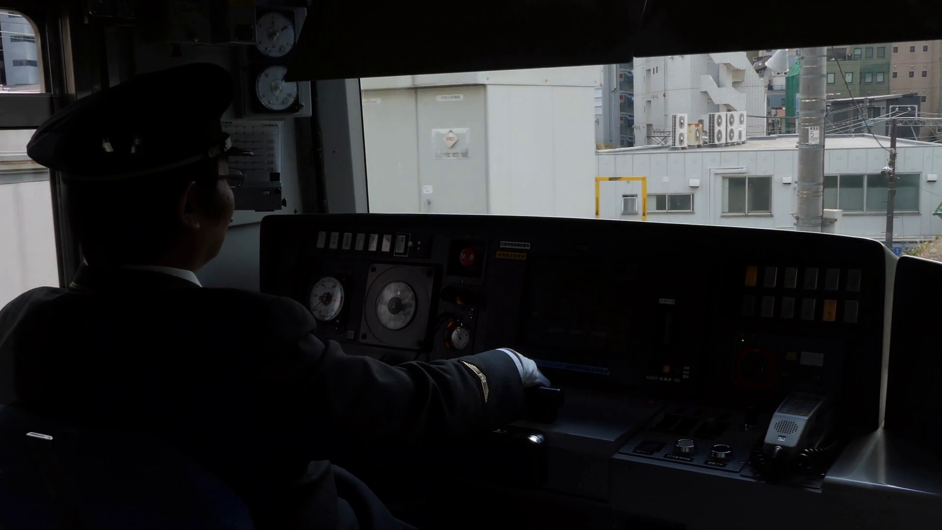 Man Driving Local Train On Jr Railway System Stock Footage SBV ...