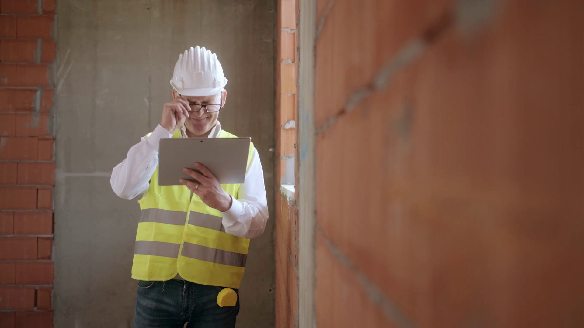 People Working In Construction Site Sick Man Stock Footage SBV ...