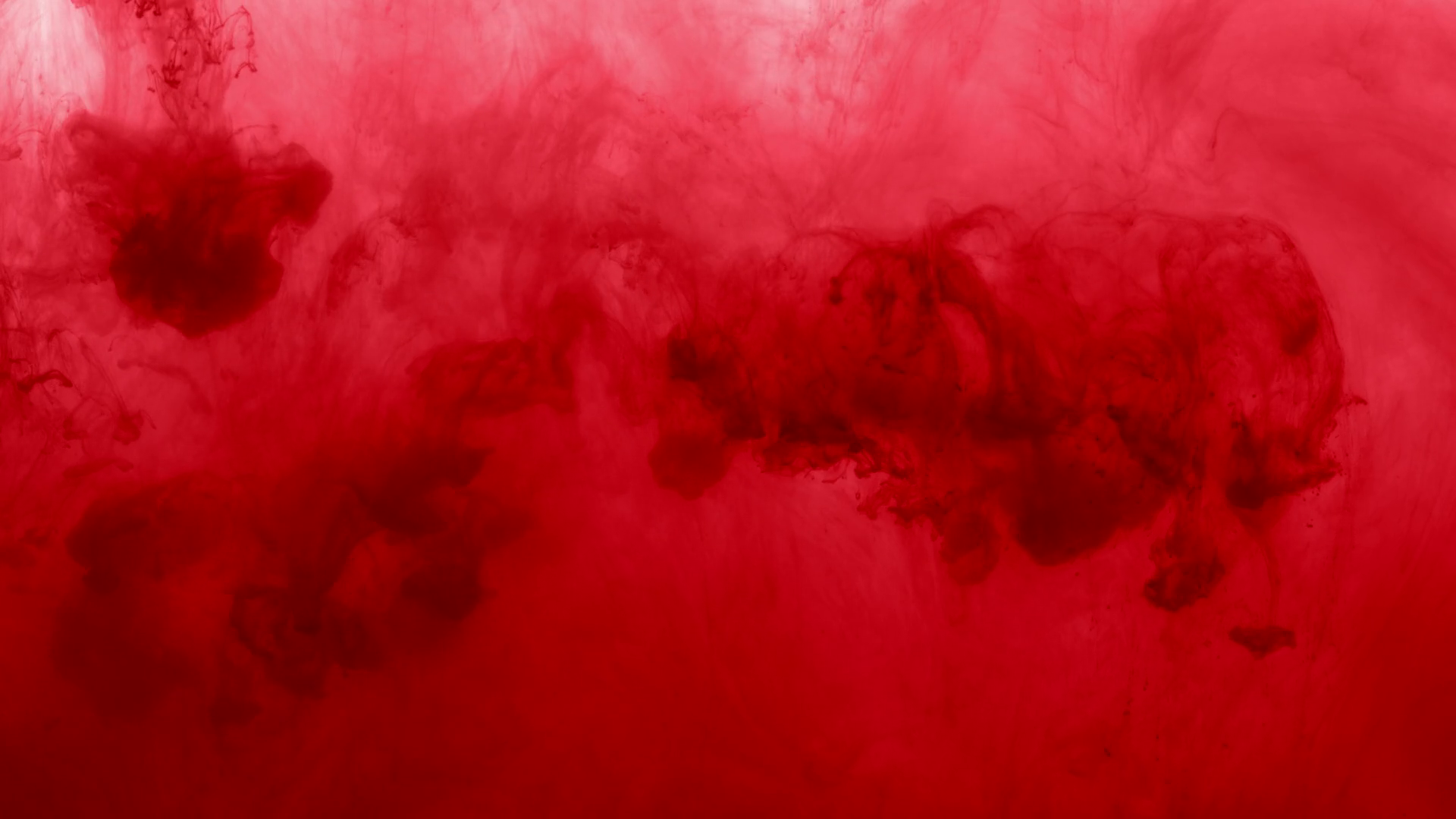 Red Paints As Blood in Water Creating Liquid Shapes Stock Video Footage ...