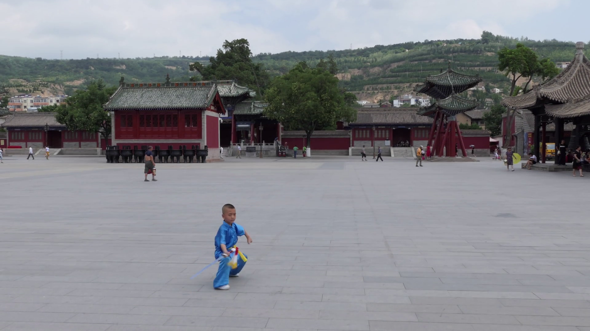 Young Individuals Practicing Traditional Stock Footage SBV-320783453 ...