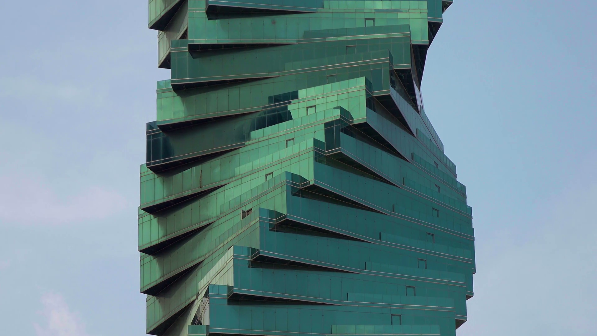 View Of Bba Sign F&f Skyscraper Panama City Stock Footage SBV-302235163 ...