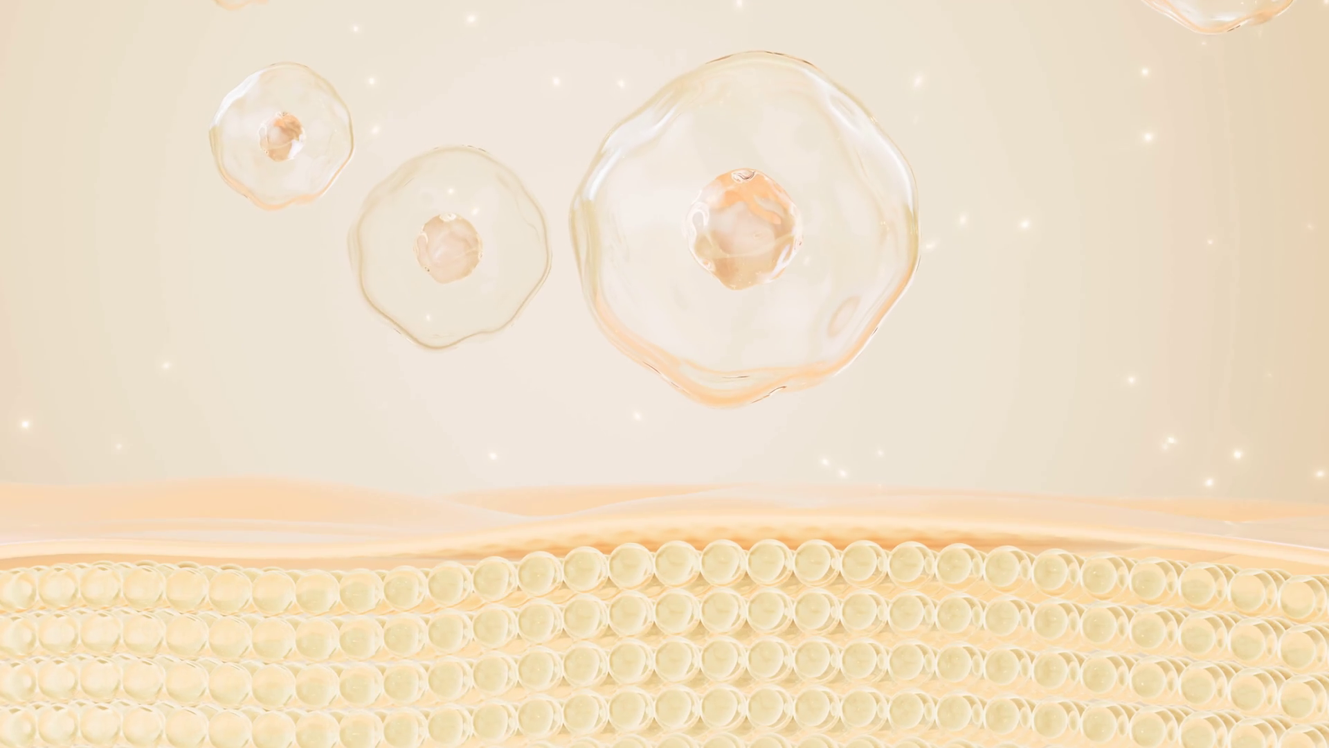 Cells Floating On Skin Skin Care Treatment Stock Motion Graphics SBV ...