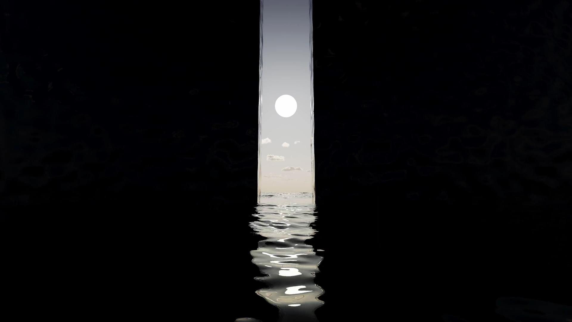 Huge Gates To Sea Open Launch Into New Life Stock Motion Graphics SBV ...