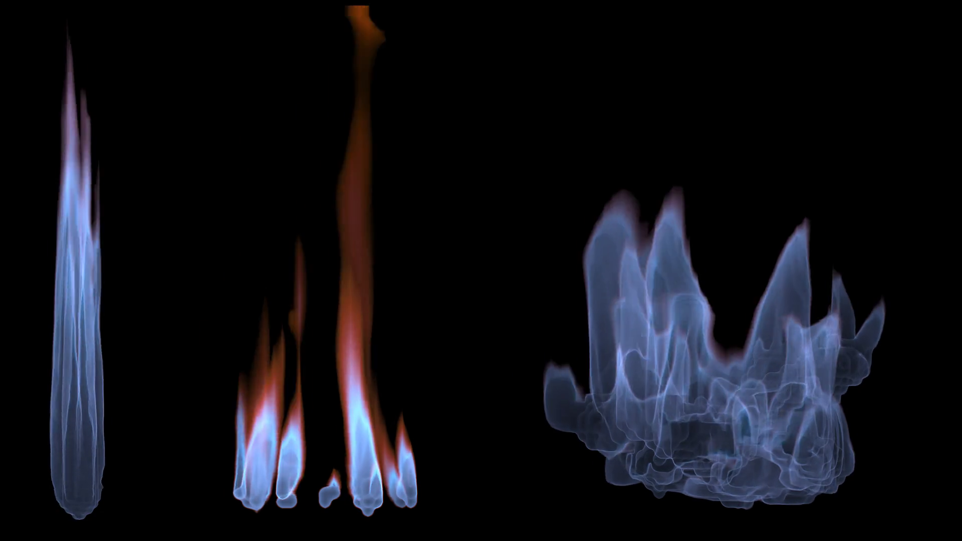 Different Types Of Flames On Transparent Stock Motion Graphics SBV ...