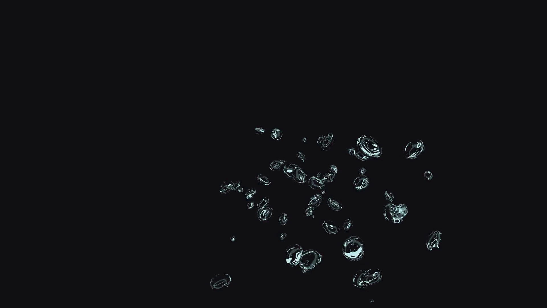 Render Of Falling Drops Of Water Rain Liquid Stock Motion Graphics SBV ...