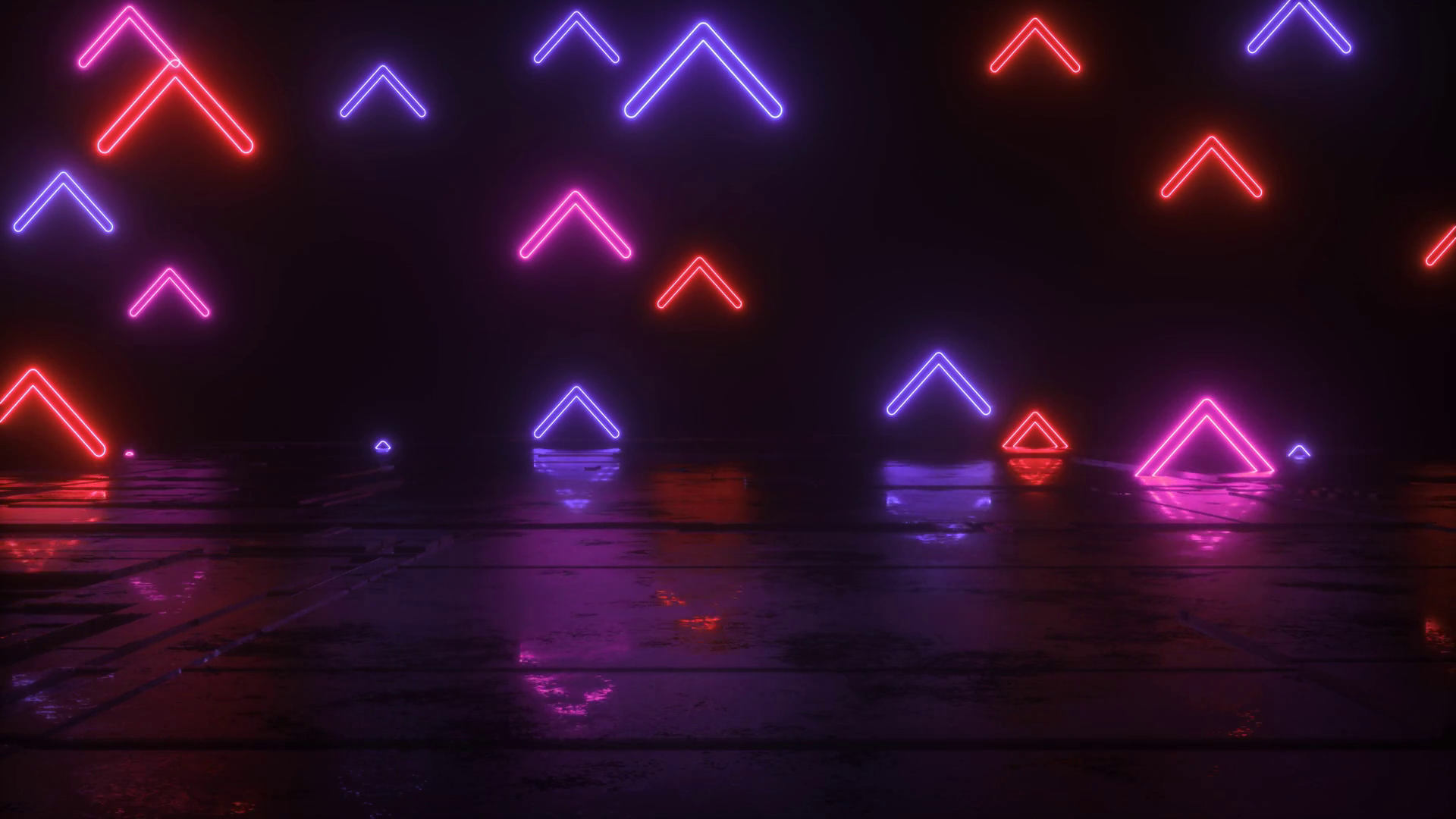 Colorful Neon Glowing Arrows Rising Up Stock Motion Graphics SBV ...