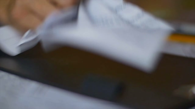 Paper Crumple Transition Stock Footage: Royalty-Free Video Clips ...