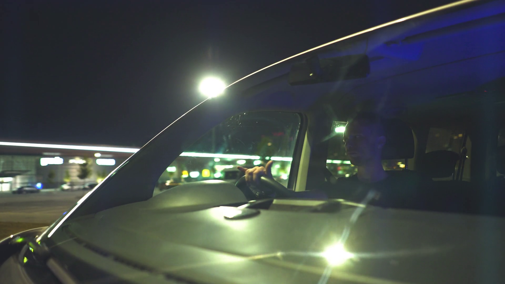 Man Driving Car In City Pov Outside Car Stock Footage SBV-338835515 ...