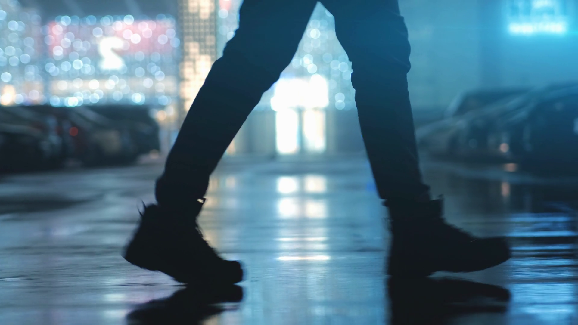 The young man walking outdoor. slow motion Stock Video Footage 00:07 ...