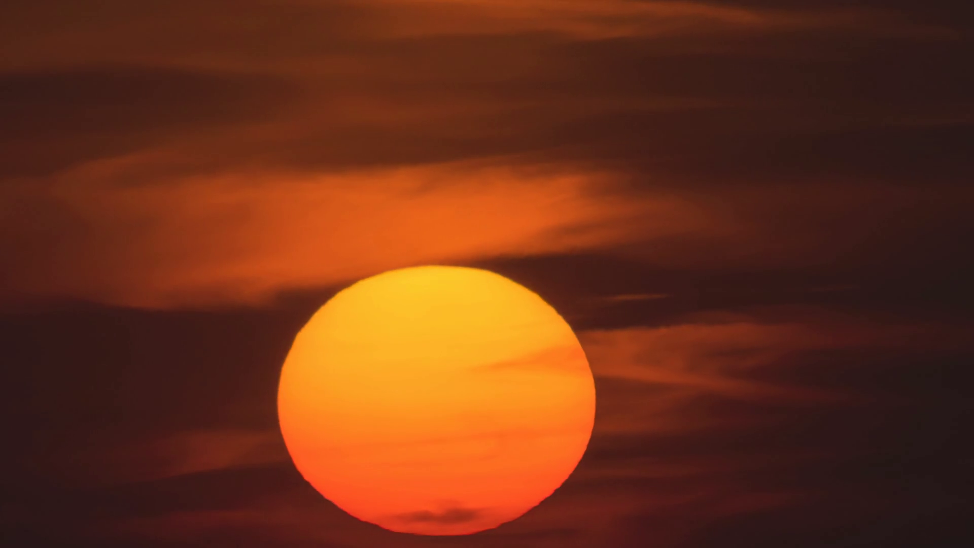 The Bright Sun On Night Cloud Background Stock Footage SBV-337883374 ...