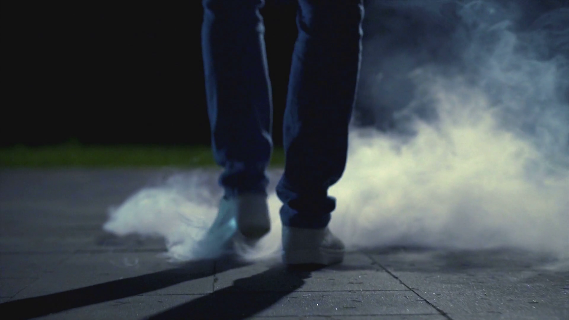 The Legs Of Man Walking Near Cloud Of Smoke Stock Footage SBV-326611019 ...