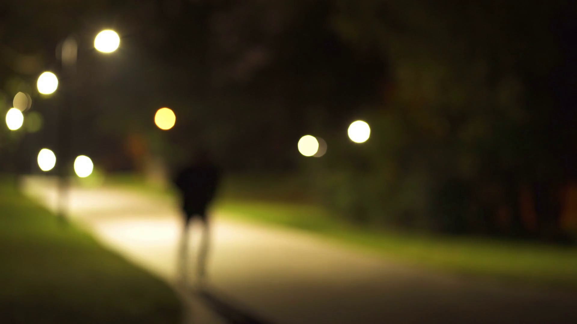 The Male Runs Away From Chase Evening Night Stock Footage SBV-337767257 ...
