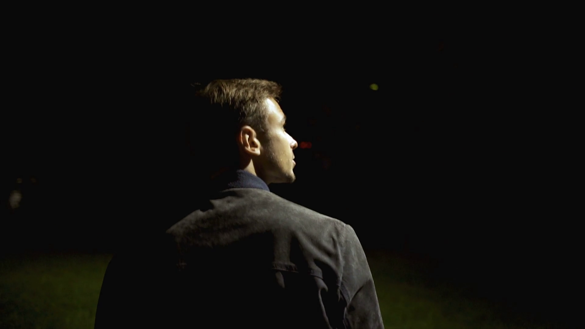 The male walking outdoor. evening night time, slow motion Stock Video ...