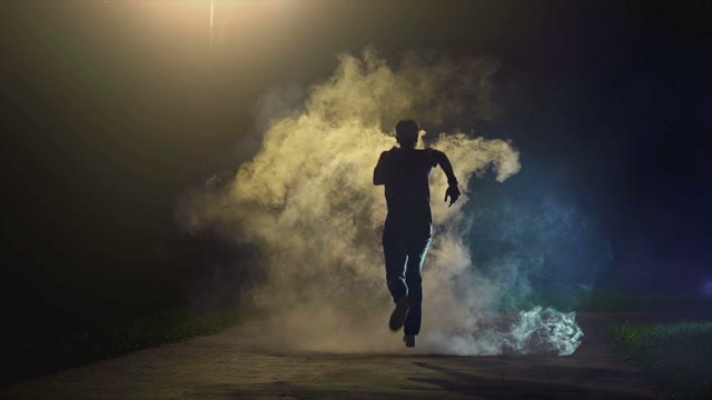Man Running Away Stock Footage: Royalty-Free Video Clips - Storyblocks