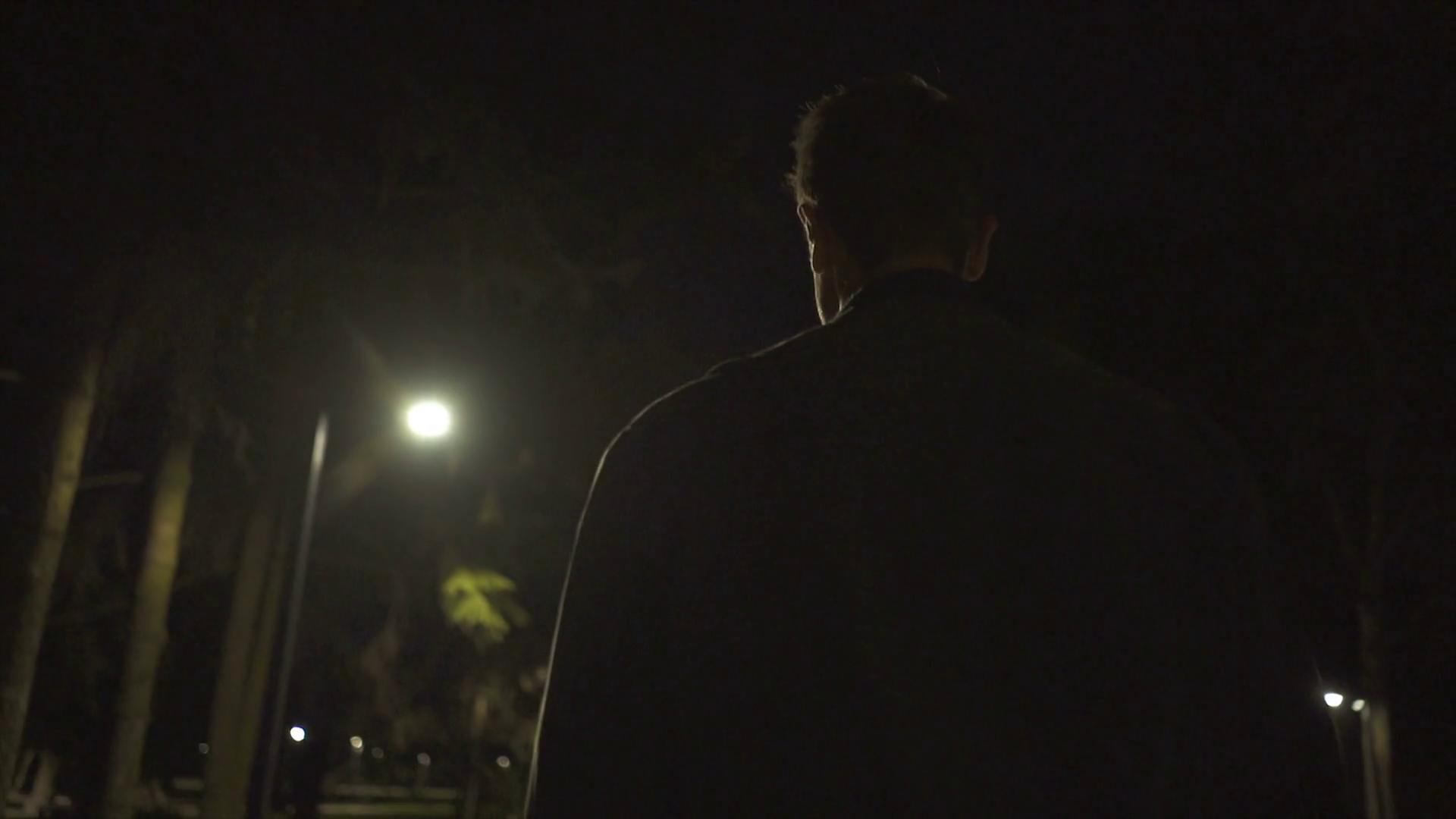 The Man Walking Outdoor Evening Night Time Stock Footage SBV-326611094 ...