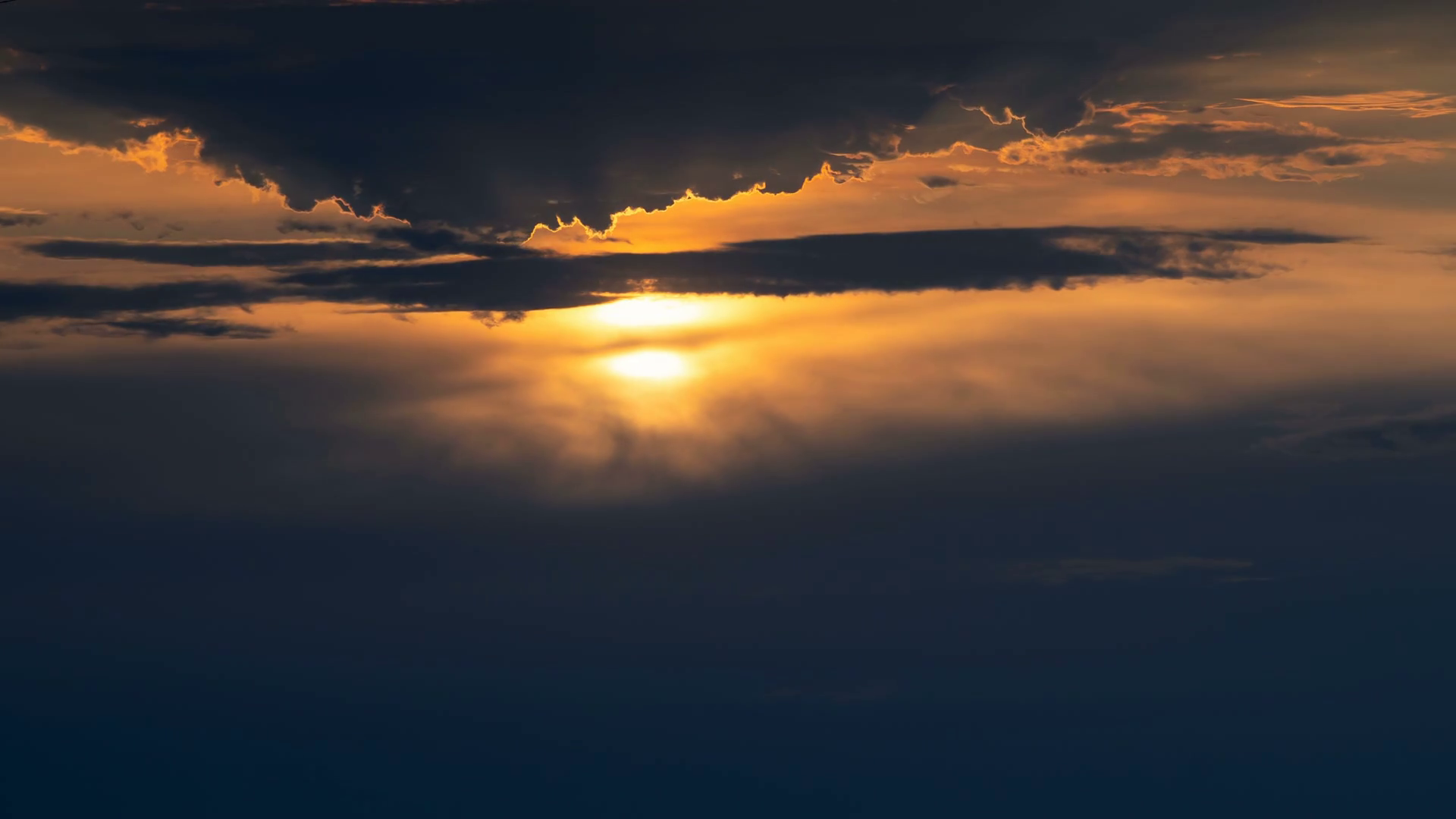 The Picturesque Sunset On Cloud Stream Stock Footage SBV-337770207 ...